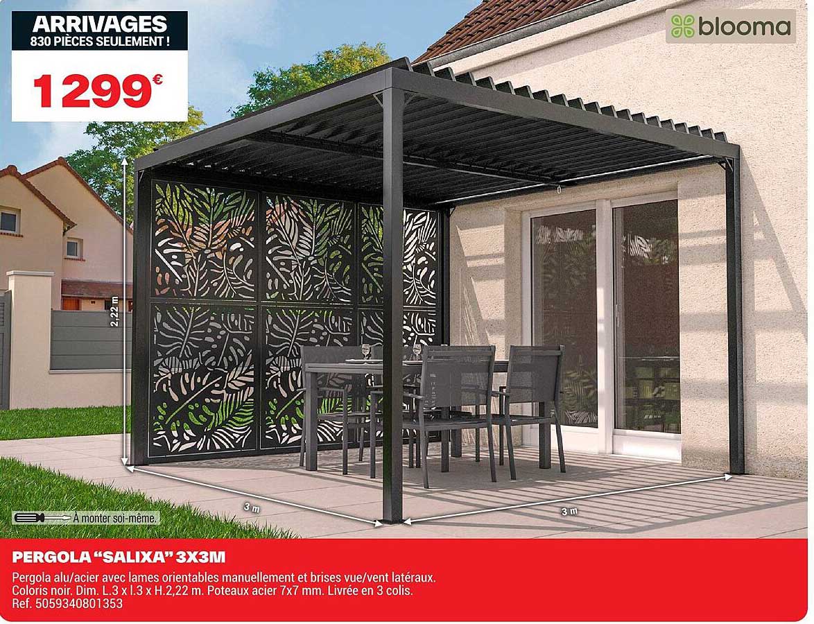 Pergola Fermee Brico Depot