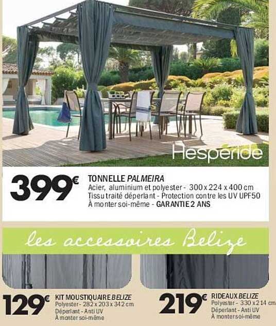 Promo Tonnelle Palmeira chez La Foir'Fouille - 123Catalogue.fr