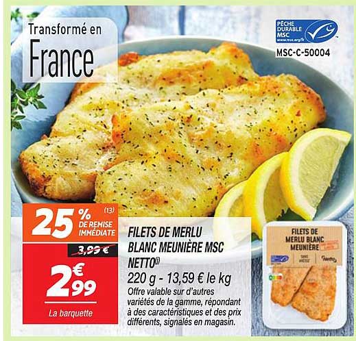 Filet De Merlu Meuniere