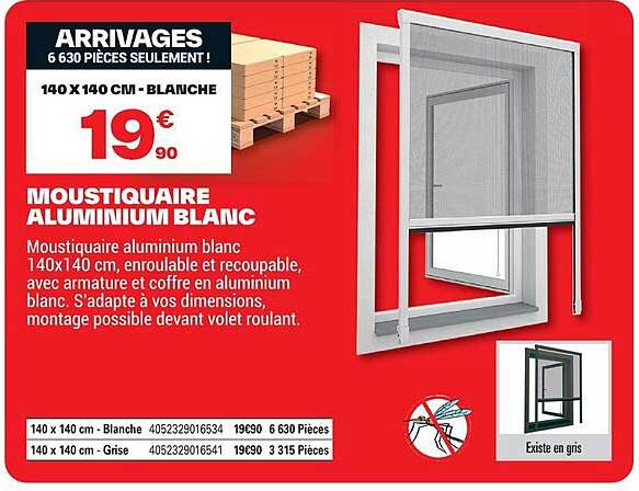 Toile Moustiquaire Brico Depot