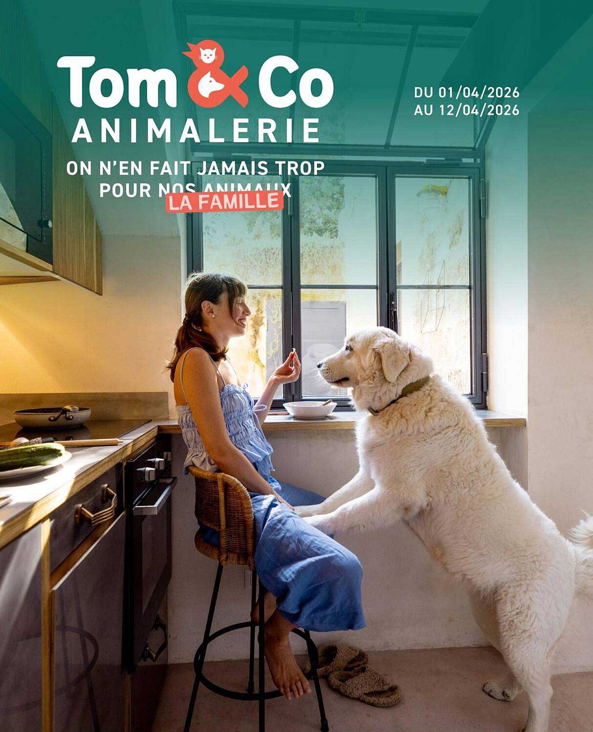 Promo On N'en Fait Jamais Trop Pour Nos Animaux chez Tom&Co ...