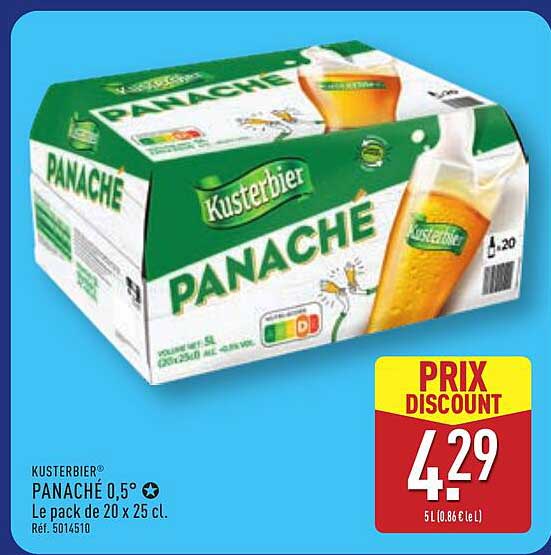 Promo Panaché 0,5° chez ALDI - 123Catalogue.fr