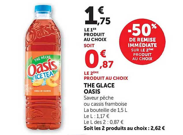 Promo The Glace Oasis chez Bi1 - 123Catalogue.fr