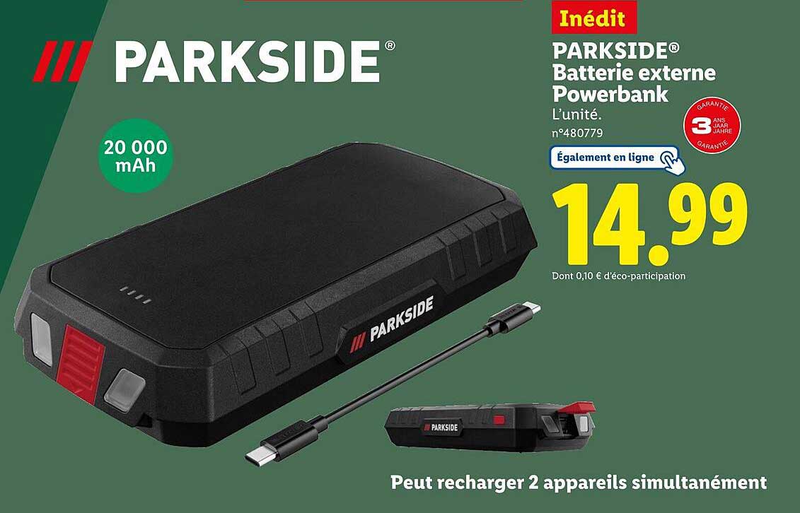 Batterie Externe Lidl 2022null