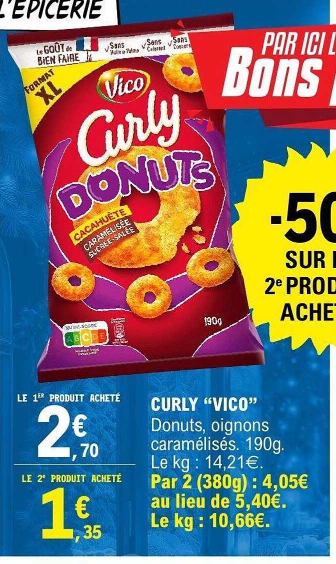 Promo Curly "Vico" chez E.Leclerc - 123Catalogue.fr
