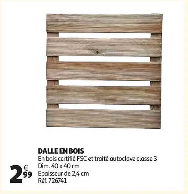 Promo La Dalle De Parasol 90 Kg chez Centrakor - 123Catalogue.fr