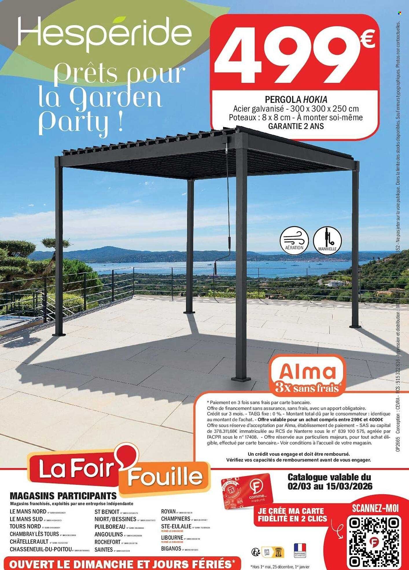 Pergola Foir Fouille