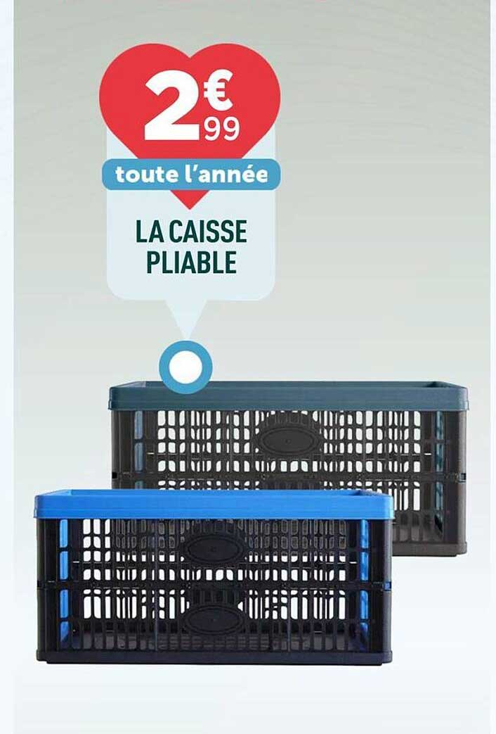 Promo La Caisse Pliable chez Centrakor - 123Catalogue.fr