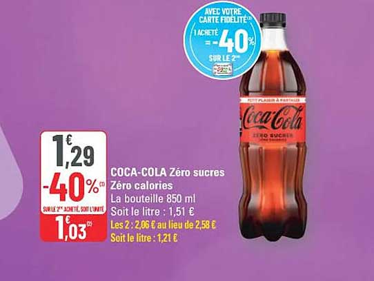 Promo Coca-Cola Zero chez Costco - 123Catalogue.fr