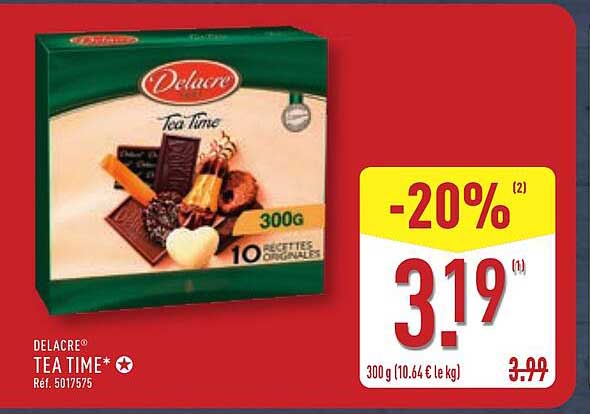 Promo Delacre® Tea Time* chez ALDI - 123Catalogue.fr