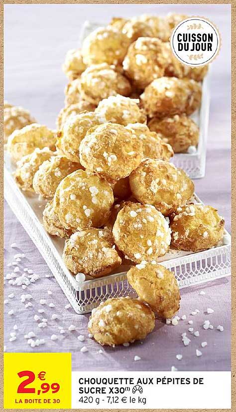 Promo Choquette Aux Pépites De Sucre X30 chez Intermarché Hyper ...