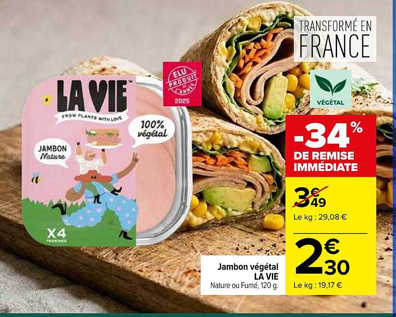Jambon Vegetal La Vie