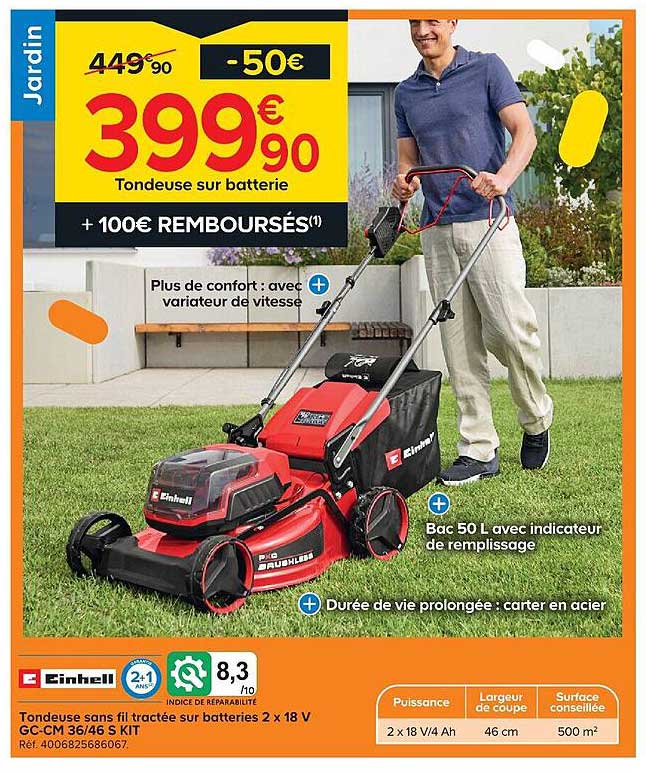Tondeuse Castorama Promo