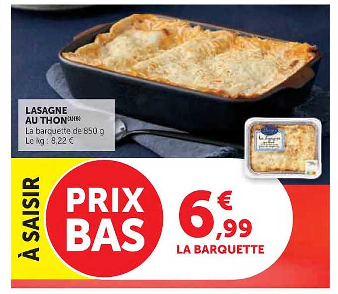 Promo Lasagne Au Thon chez U Express - 123Catalogue.fr