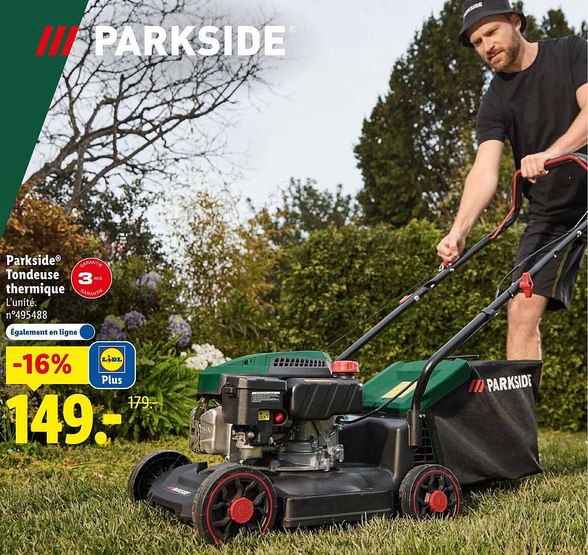 Tondeuse Thermique Parkside Lidl 1
