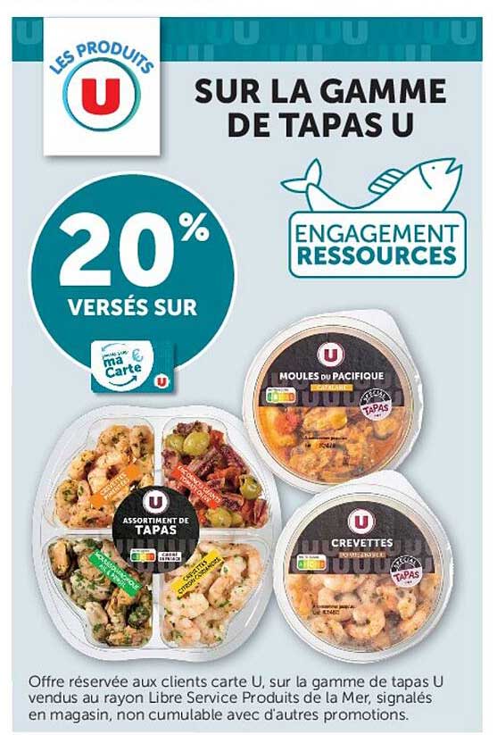 Promo Sur La Gamme De Tapas U chez U Express - 123Catalogue.fr