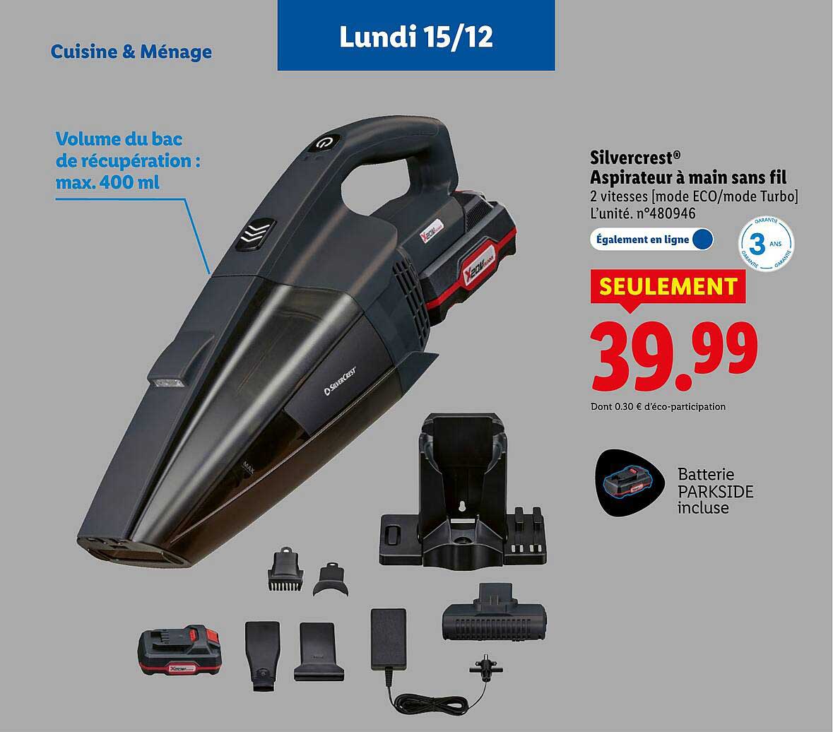 Aspirateur A Main Silvercrest Lidl 2022