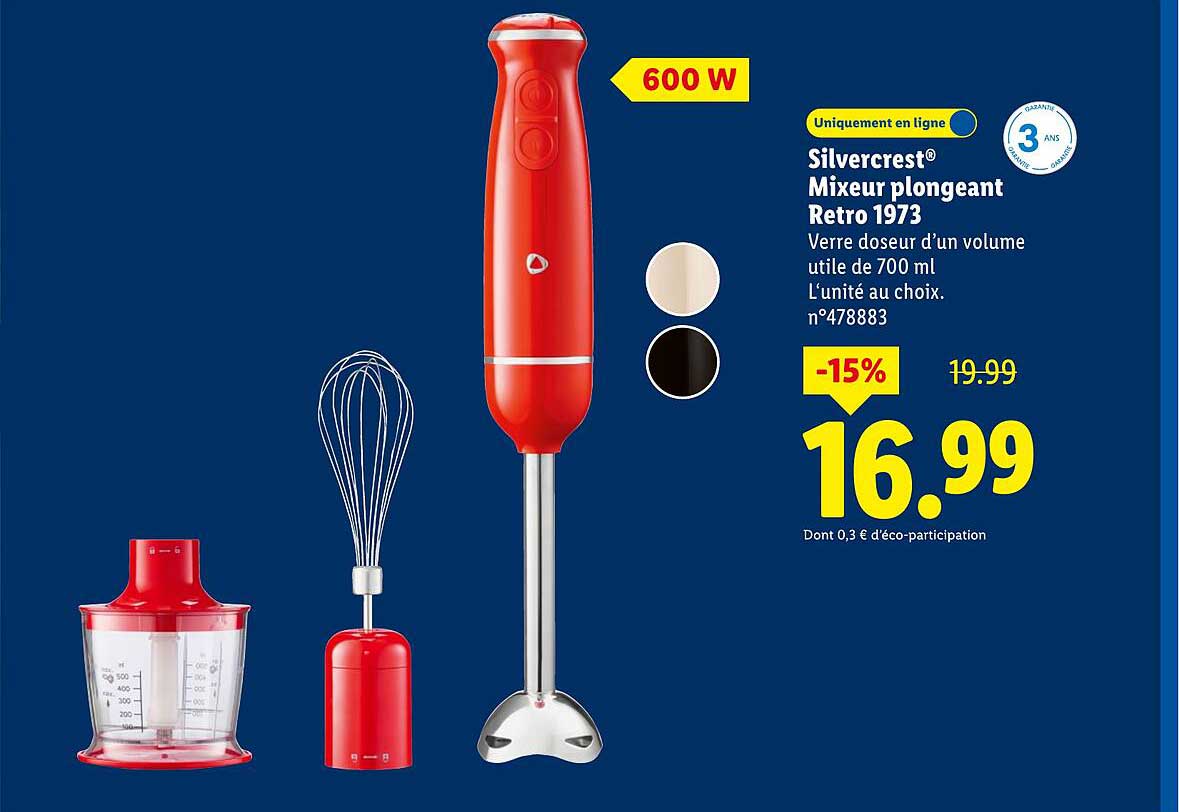 Lidl Mixeur Plongeant