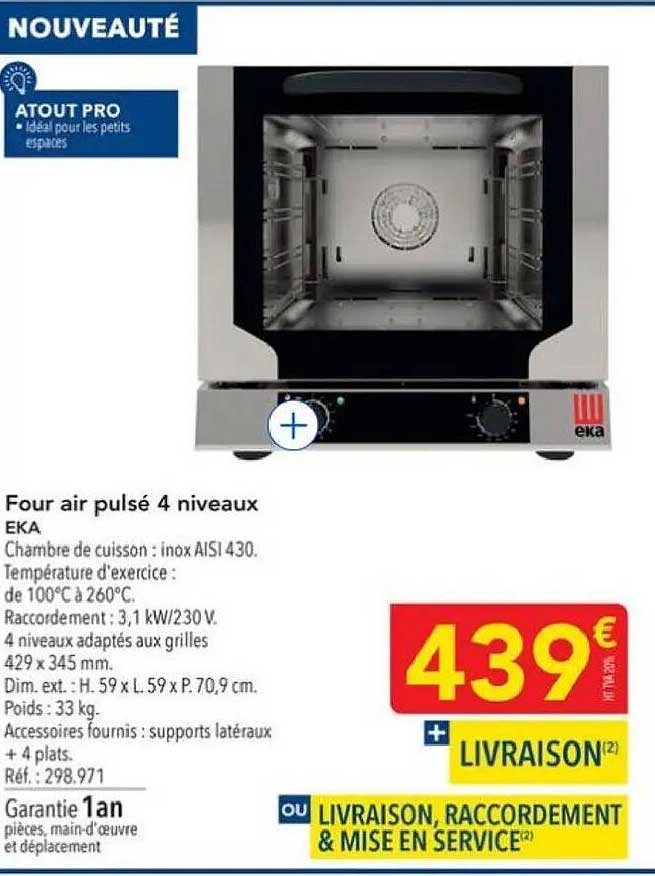 Promo Four Air Pulsé 4 Niveaux chez METRO - 123Catalogue.fr