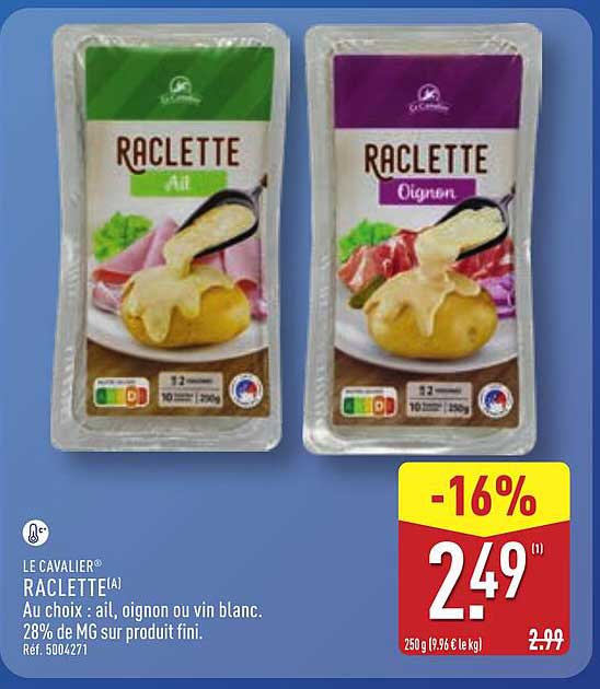 Promo Raclette chez ALDI - 123Catalogue.fr