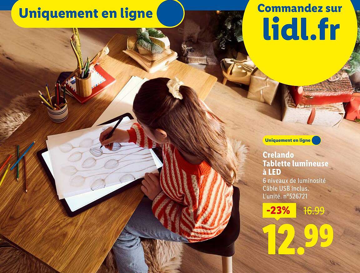 Table Lumineuse Lidl