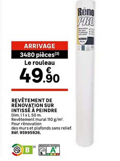 Revtement De Rnovation Lisse Peindre 300 Gm2null