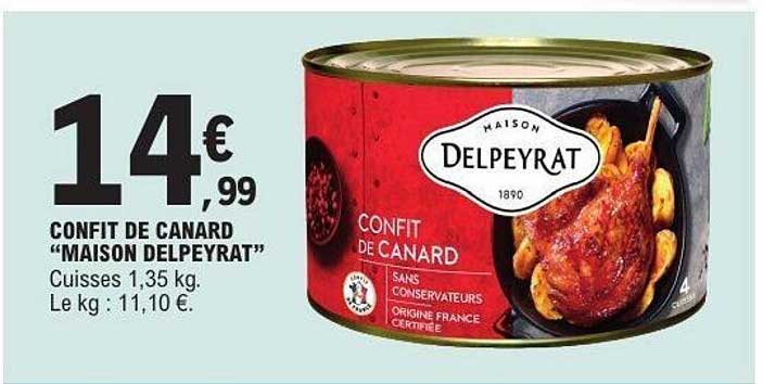 Confit De Canard Leclerc
