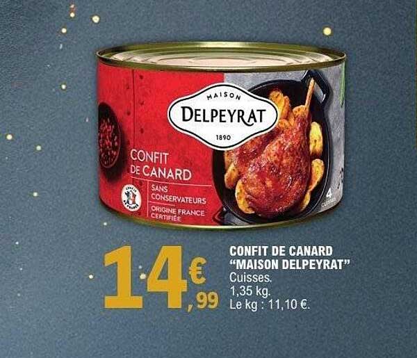 Confit De Canard Leclerc