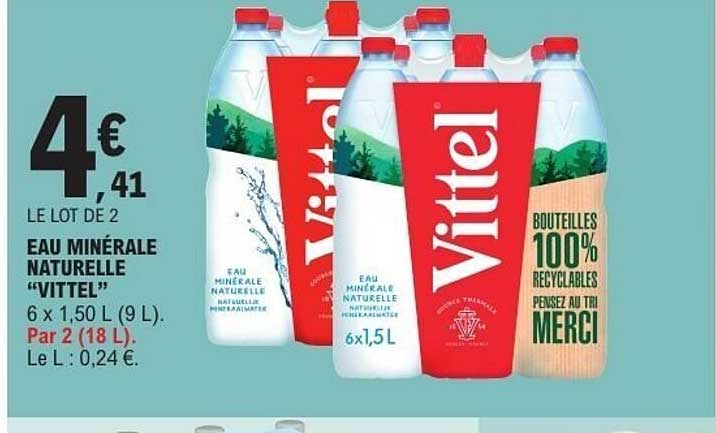 Eau Vittel En Promotion