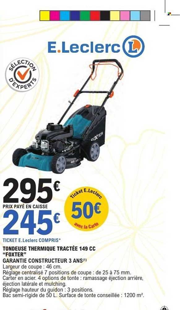 Leclerc Tondeuse Thermique