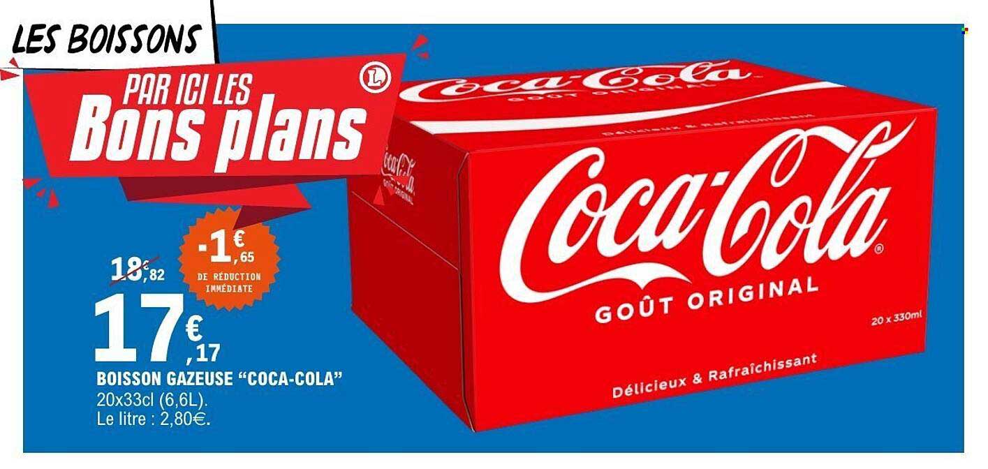 Promo Boisson Gazeuse “Coca-Cola” chez E.Leclerc - 123Catalogue.fr