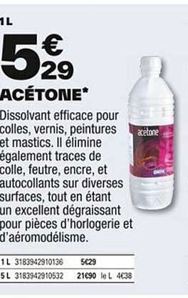 Acetone Brico Depot