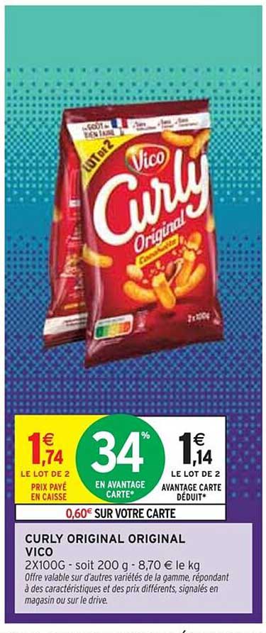 Promo Curry Original Original Vico chez Intermarché - 123Catalogue.fr