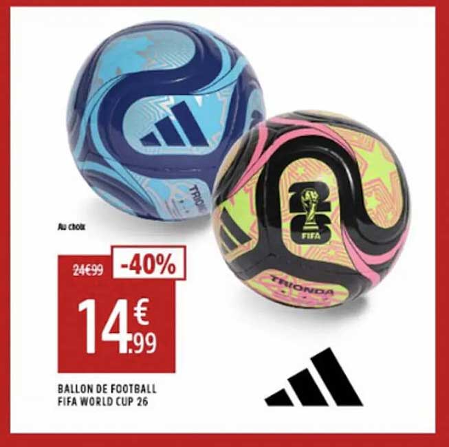 Promo Ballon De Football Fifa World Cup 26 chez Intersport ...