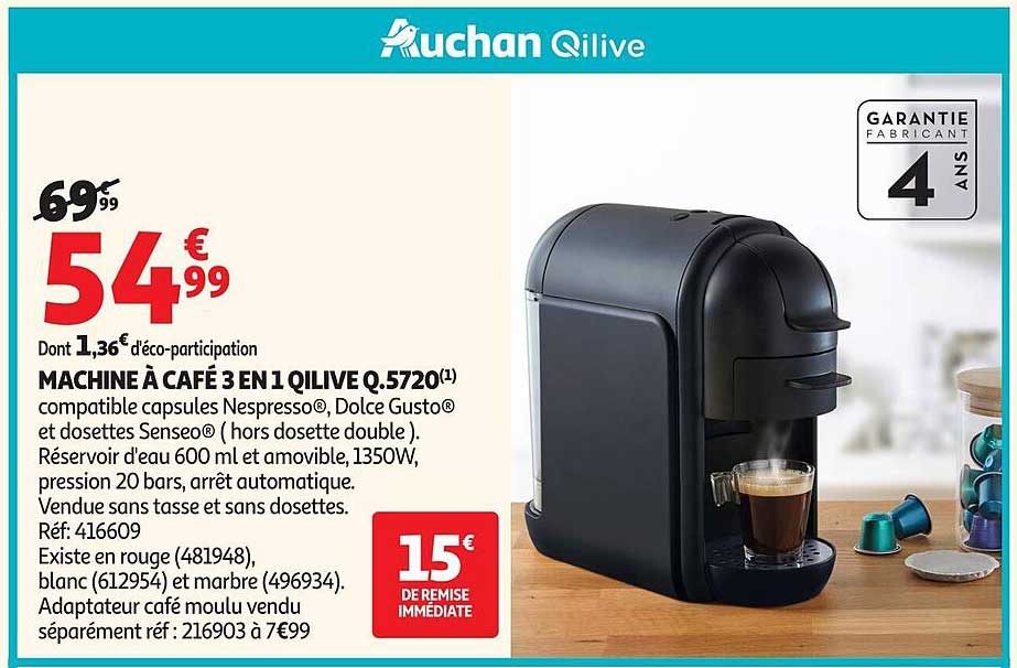 Auchan Machine A Cafe