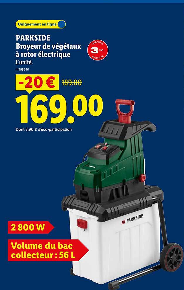 Broyeur Vegetaux Electrique Lidl