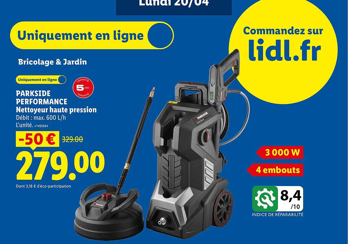 Nettoyeur Haute Pression Lidl Avis