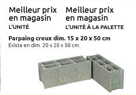 Parpaings Mr Bricolage