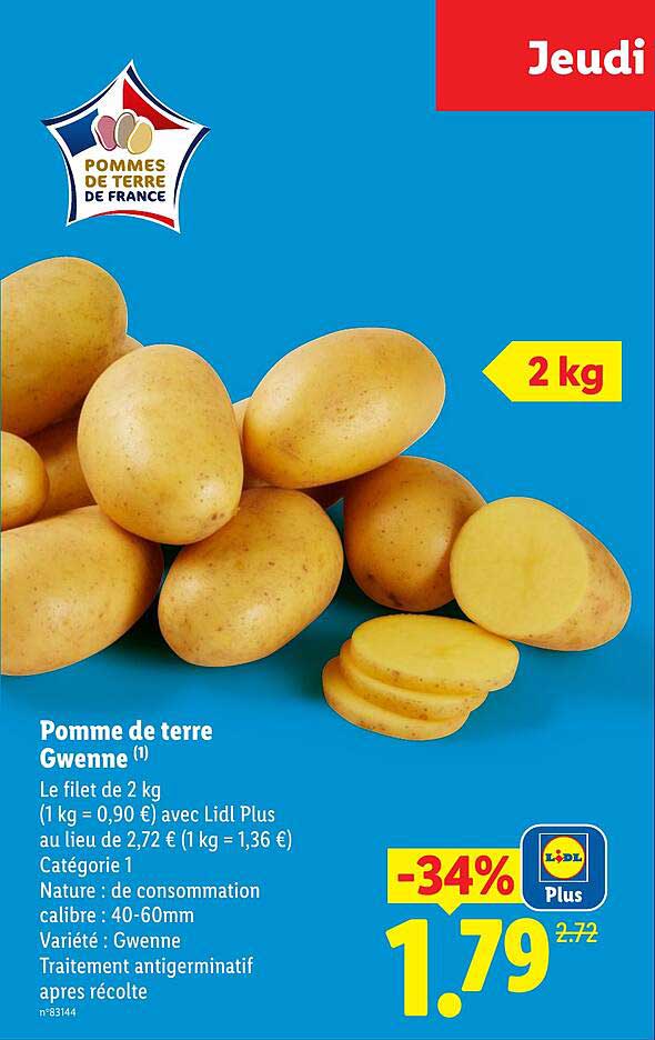 Lidl Pomme De Terre