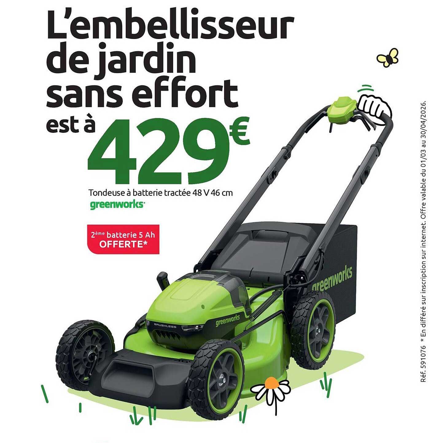 Tondeuse Mr Bricolage Promo