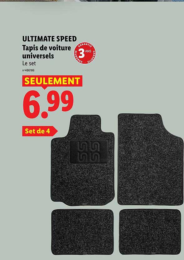 Tapis Voiture Lidl