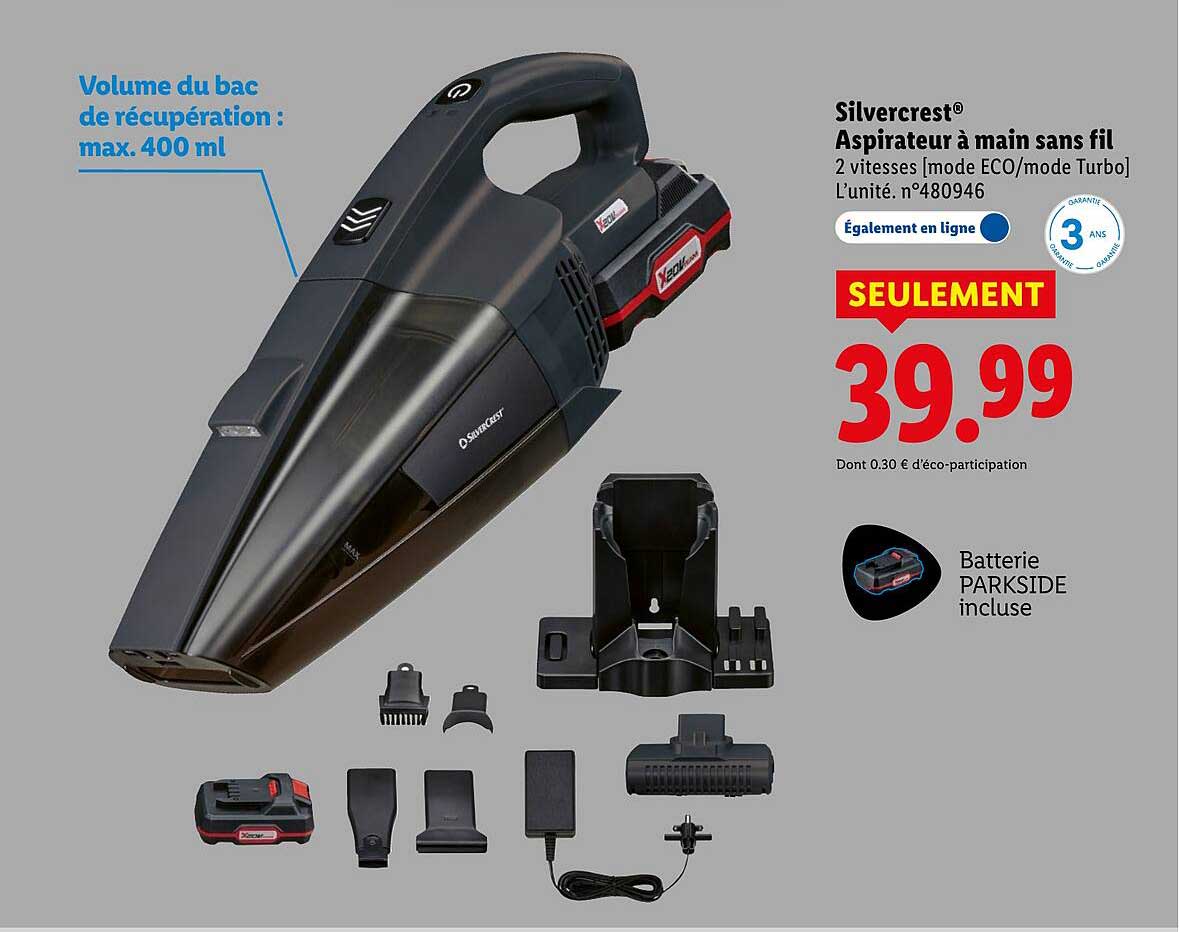 Aspirateur Sans Fil Silvercrest Avis