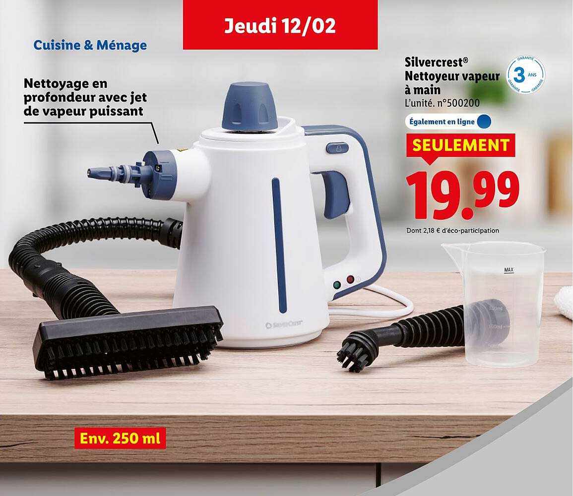 Nettoyeur Vapeur A Main Silvercrest