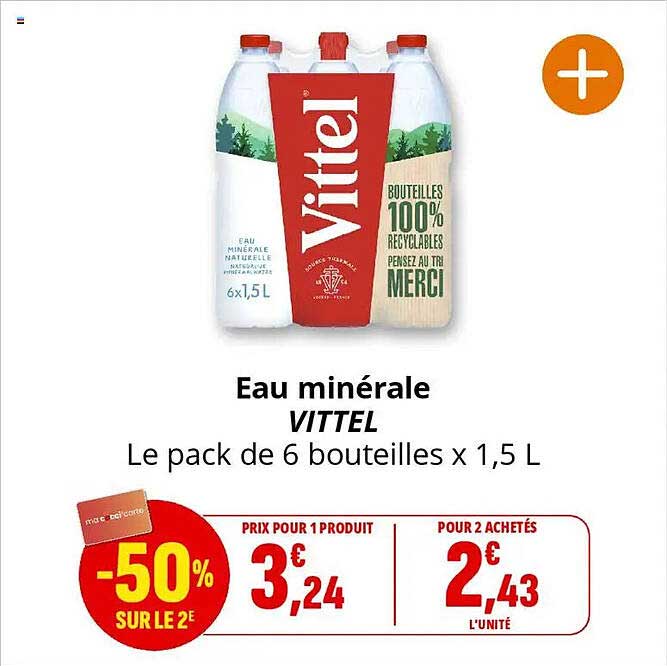 Eau Vittel En Promotion