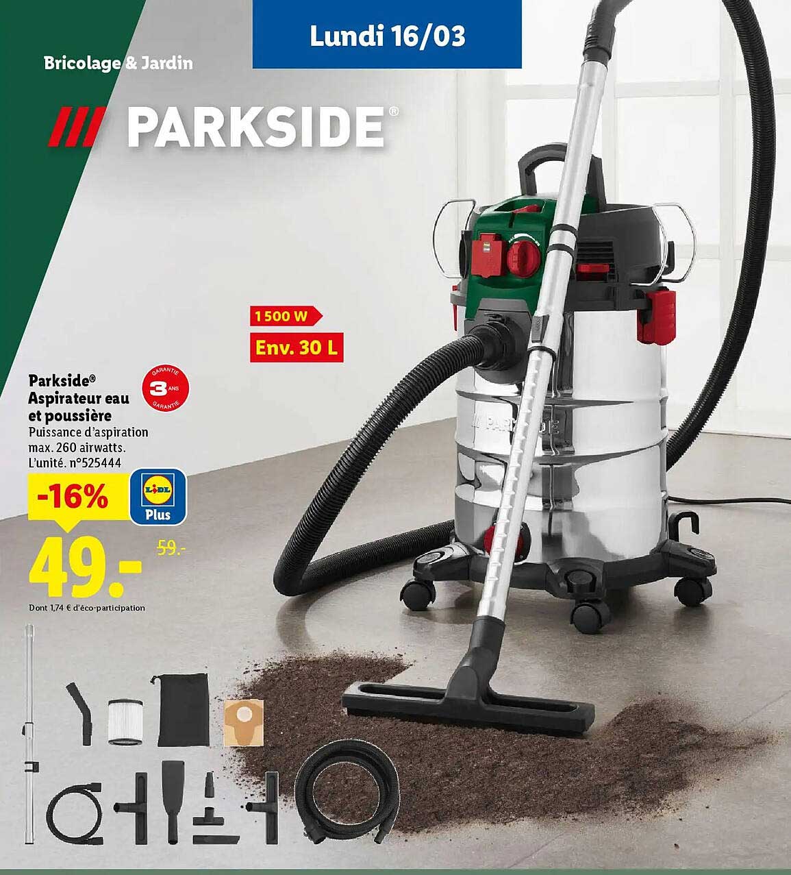 Aspirateur Eau Et Poussiere Lidl Prix