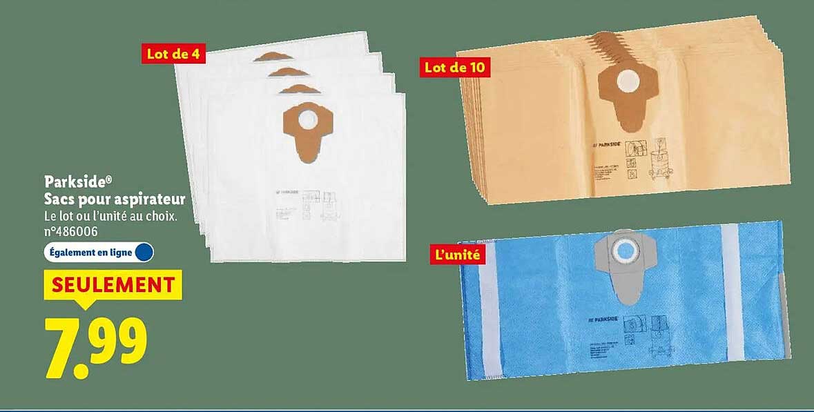 Sac Aspirateur Lidl