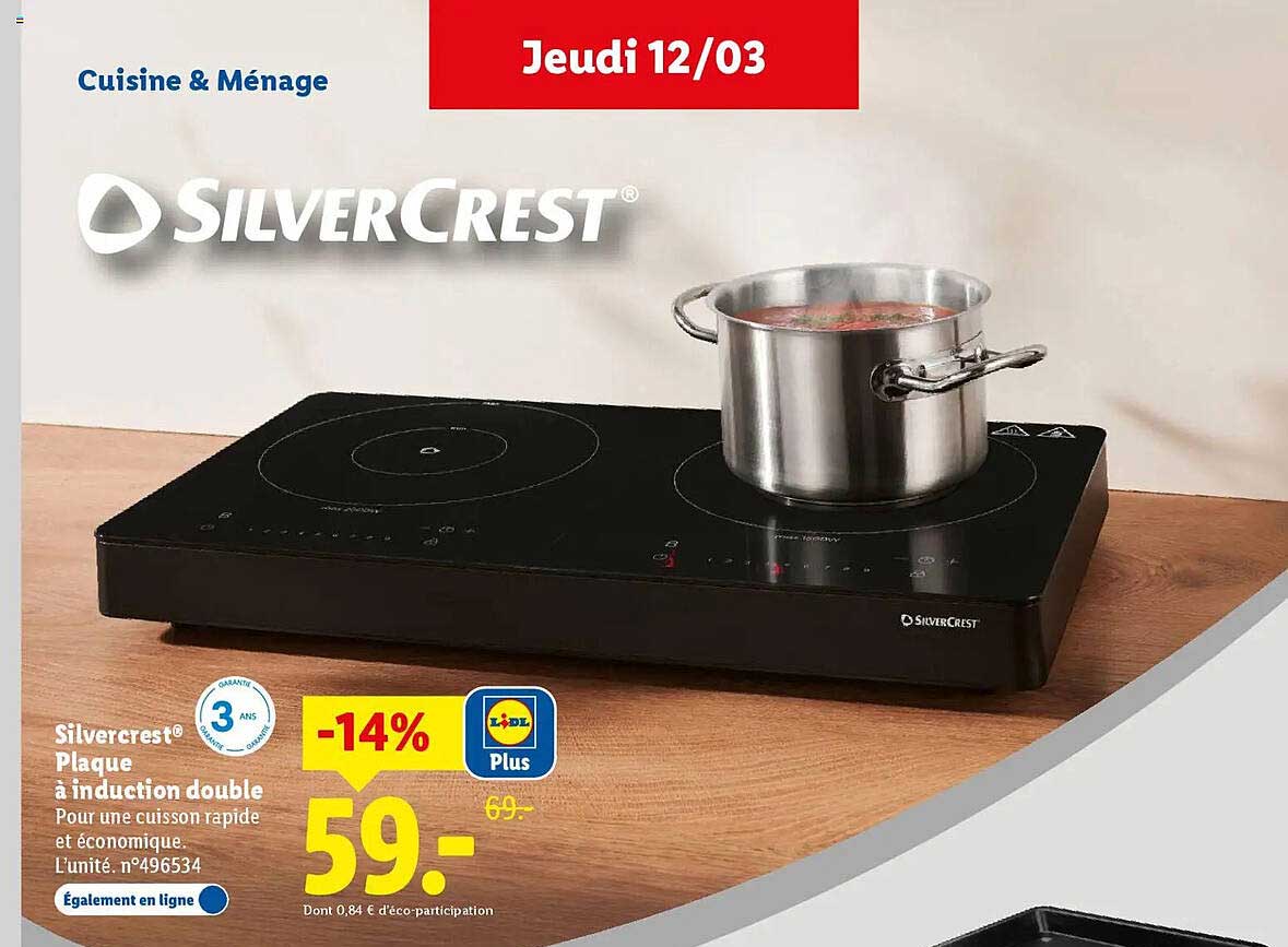 Plaque Induction Lidl