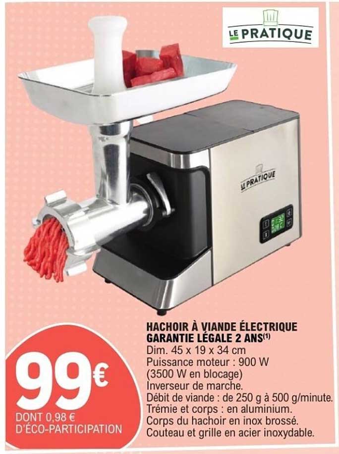 Hachoir Viande Leclerc