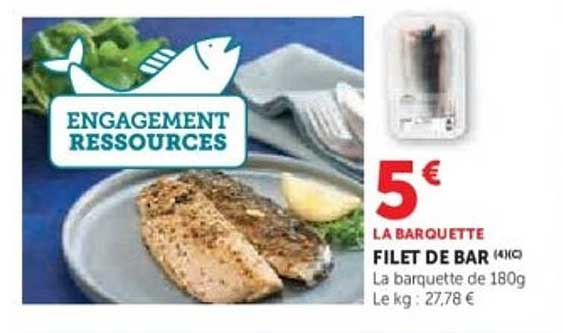 Promo Filet De Bar chez Super U - 123Catalogue.fr