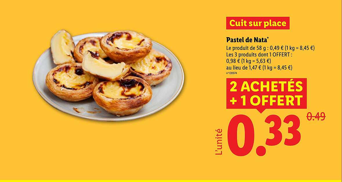 Pastel De Nata Lidl Prix